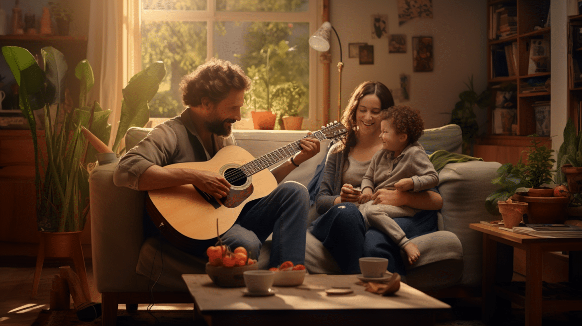 70 Relatable Songs About Babies and Parenthood - illustrated Tea Cup