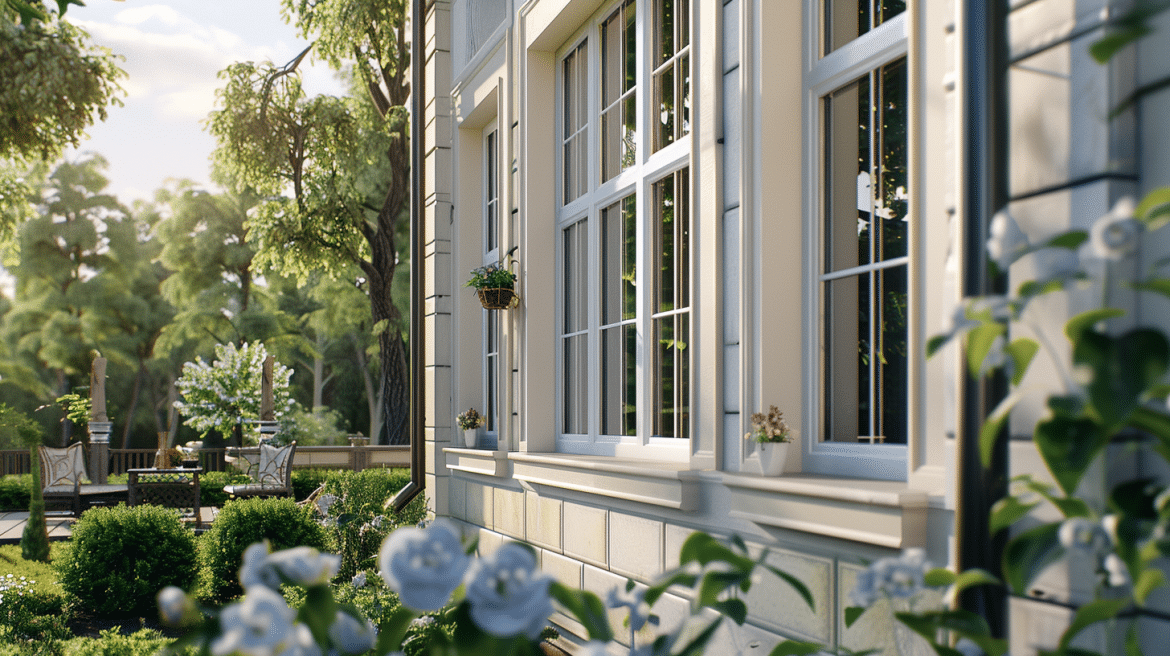 Custom Design Options: UPVC Windows in Various Colors and Styles ...