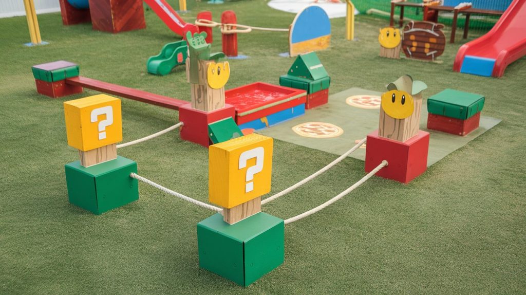 13 Creative Mario Games for a fun Birthday party - illustrated Tea Cup