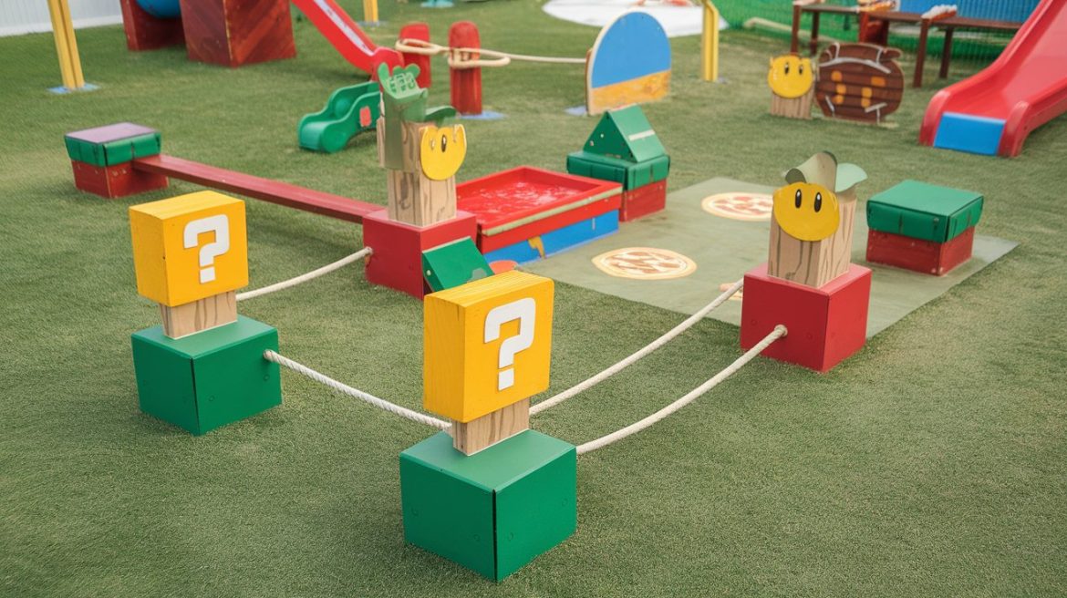 13 Creative Mario Games for a fun Birthday party - illustrated Tea Cup