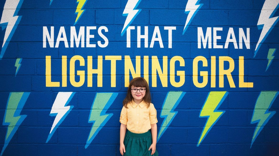 111 Girl Names Names That Mean Lightning Girl - illustrated Tea Cup