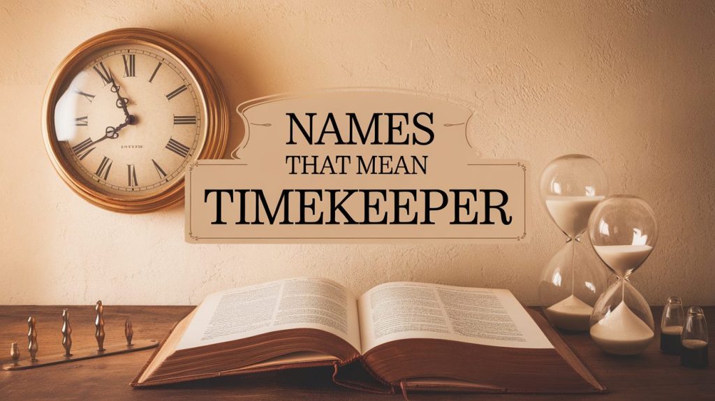 250 Names That Mean Timekeeper Across Cultures - illustrated Tea Cup