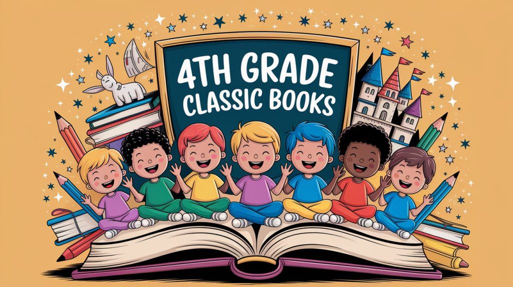 104 Must-Read Classic Books for 4th Graders - illustrated Tea Cup