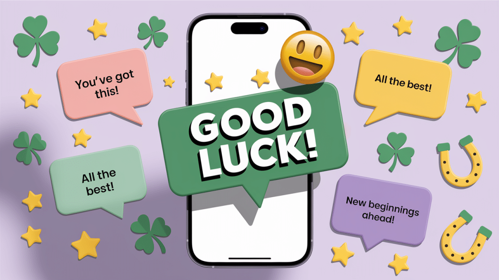 120 Easy Good Luck Messages You Can Text Right Now - illustrated Tea Cup