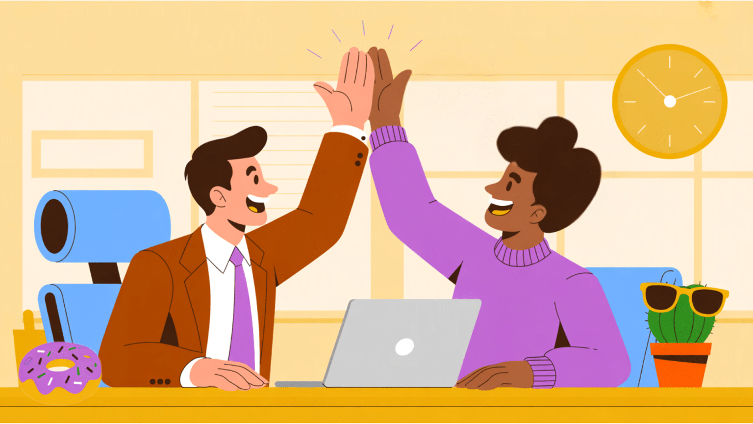 75 Funny Thank You Messages for Colleagues That Click - illustrated Tea Cup