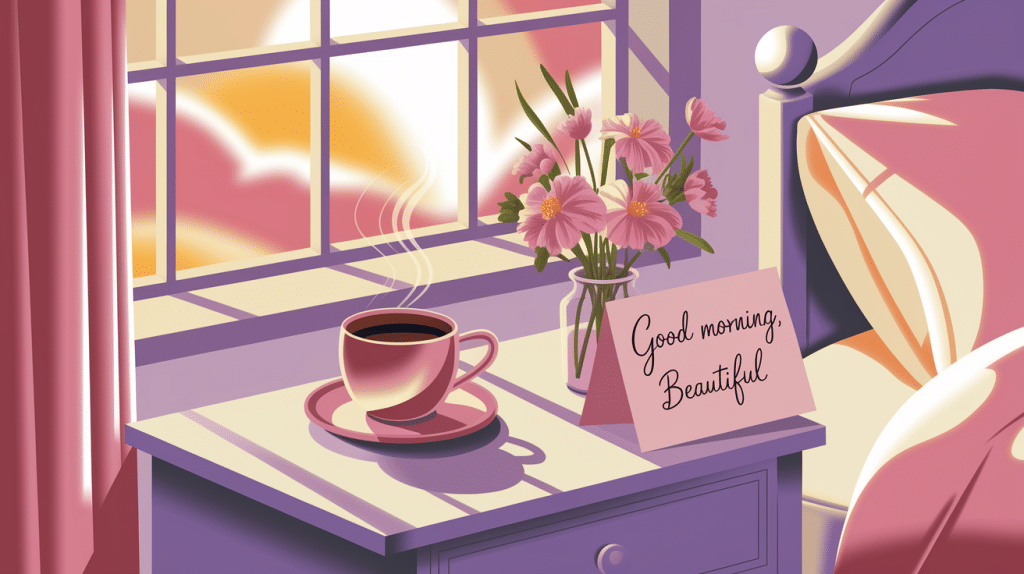 251 Heartfelt Good Morning Paragraphs to Make Her Smile - illustrated ...