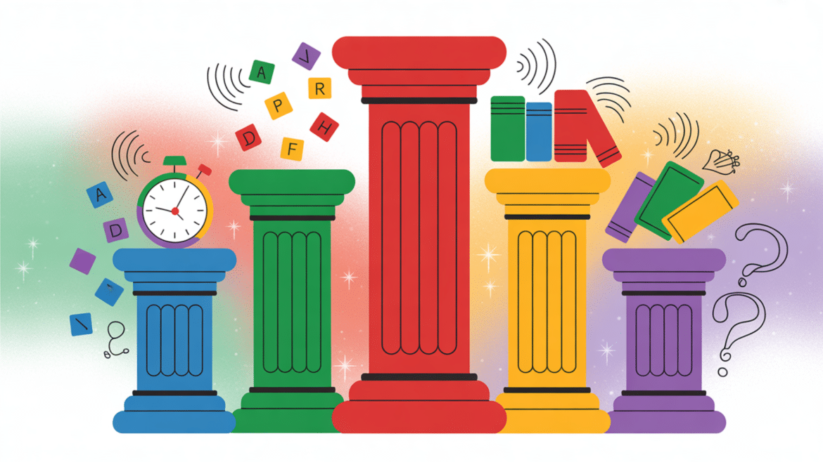 5 Pillars of Reading for Every Learner - illustrated Tea Cup