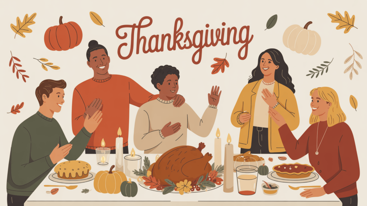 205 Heartwarming Thanksgiving Messages - illustrated Tea Cup